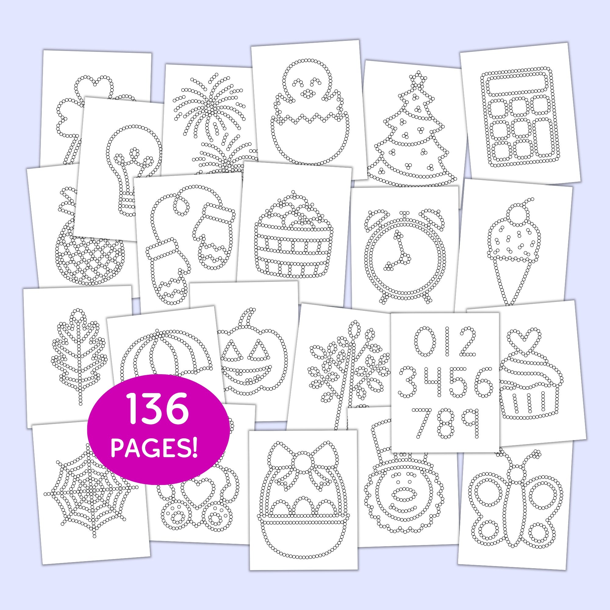 Q-Tip Sheet MEGA BUNDLE (136 Pages) – Printables by The Craft-at-Home ...