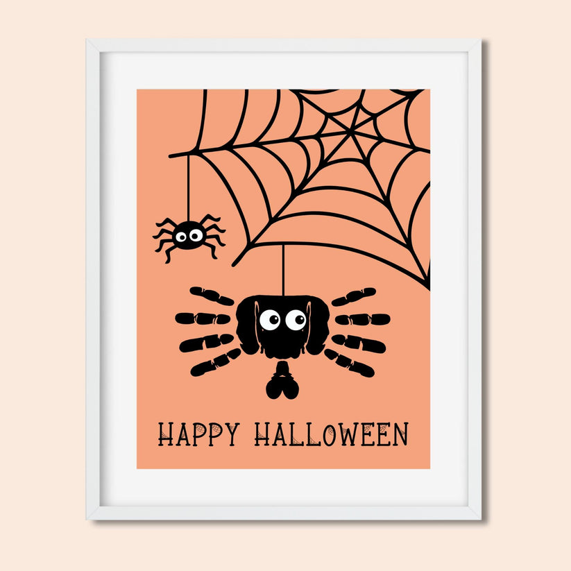 Halloween Spider Handprint Kit – Printables by The Craft-at-Home Family