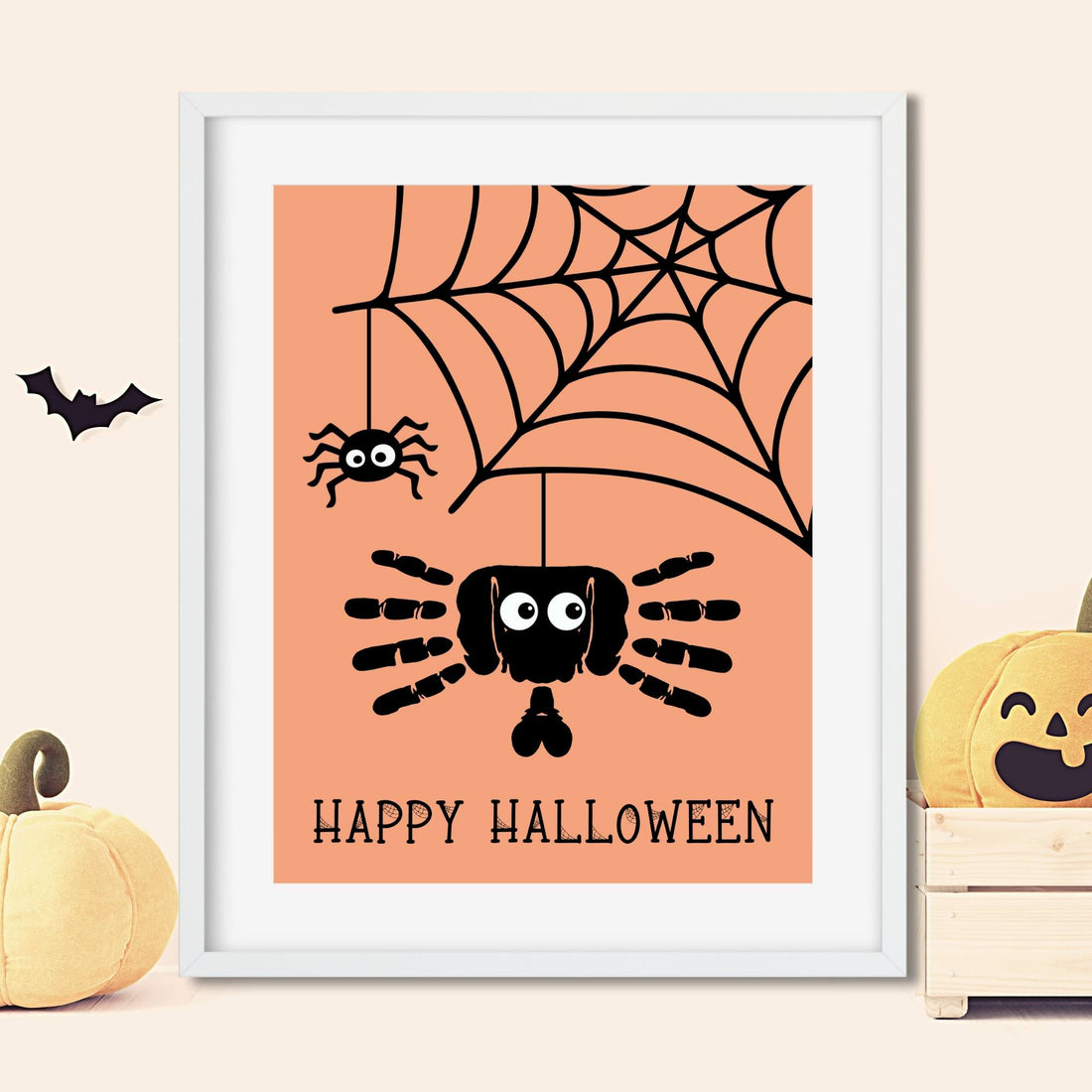 Halloween Spider Handprint Kit – Printables by The Craft-at-Home Family