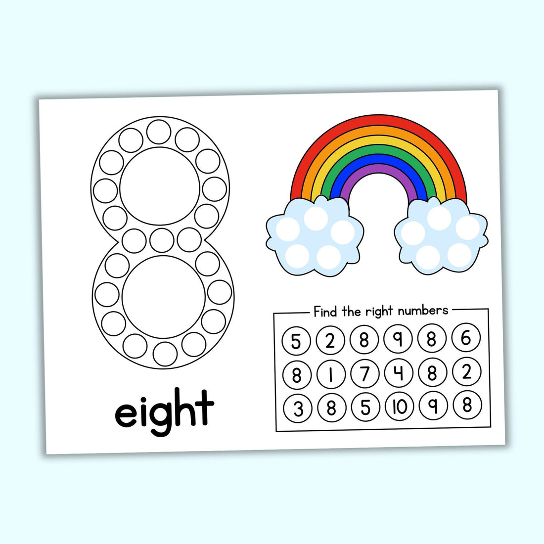 Spring Counting Dot Marker Pages (0-10) – Printables by The Craft-at ...